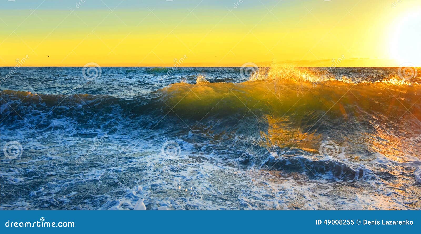 Sea stock image. Image of wave, beach, stormy, morning - 49008255