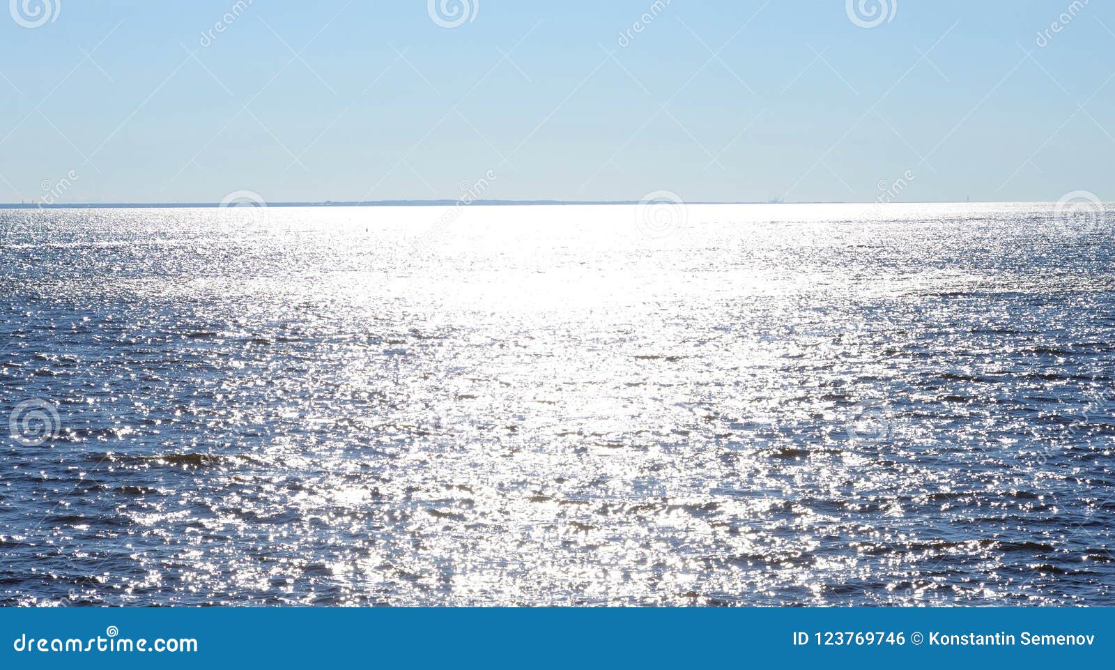 Sea at sunny day. stock photo. Image of outdoor, scenery - 123769746