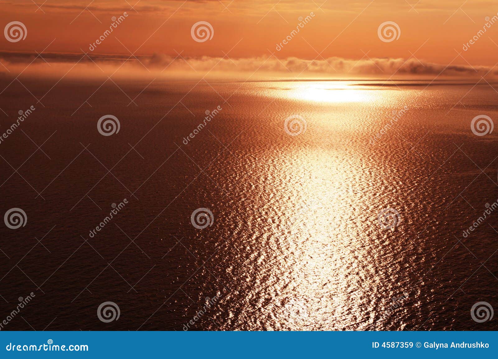 Sea sunset stock image. Image of nature, sunrise, coastal - 4587359