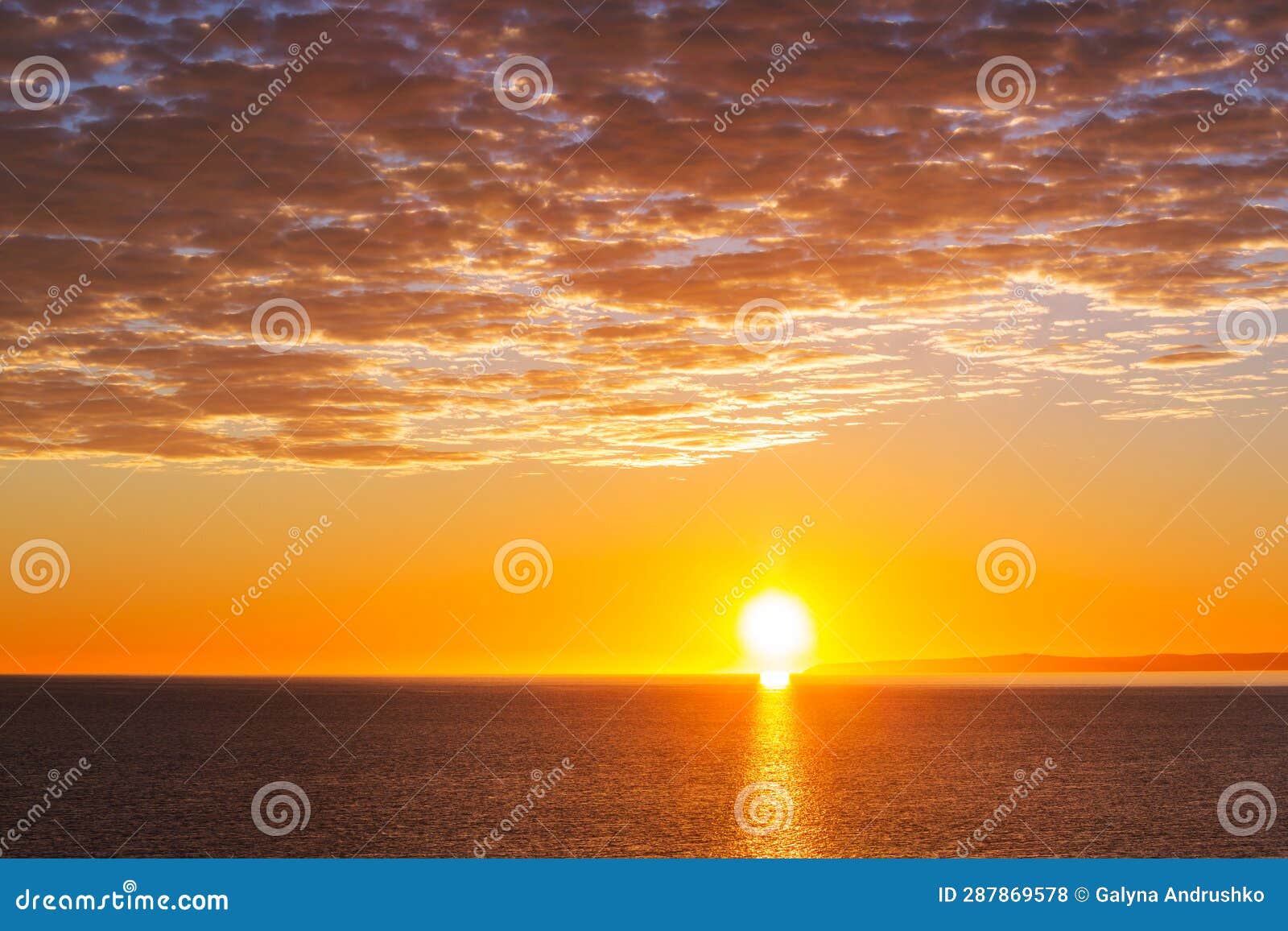 Sea sunset stock photo. Image of sunset, travel, background - 287869578