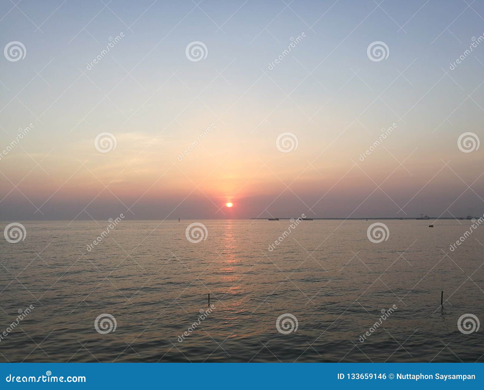 Sea sunset stock photo. Image of travel, seaview, sunset - 133659146