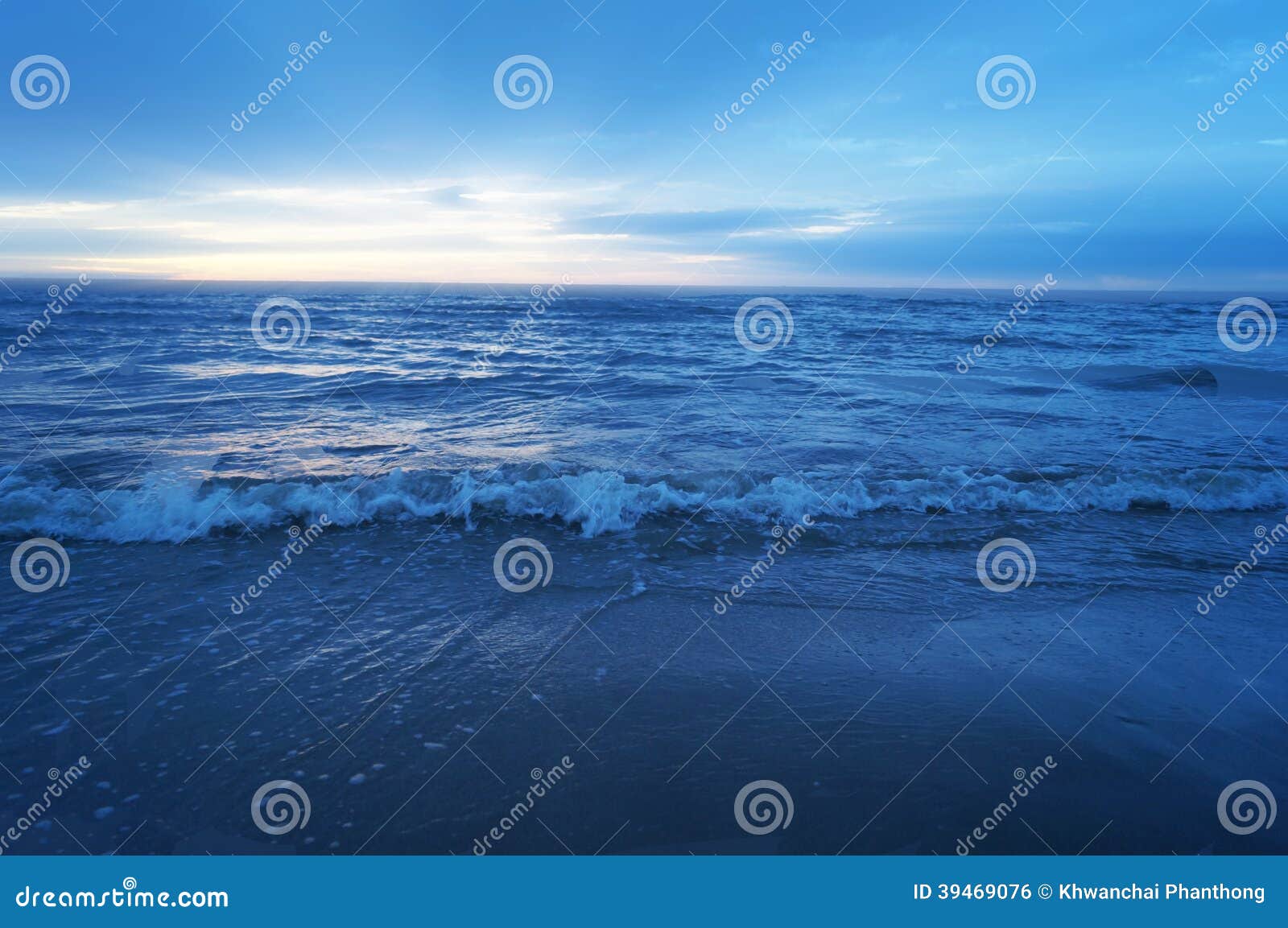 Sea and Sunshine in the Morning Stock Photo - Image of color, coastline ...