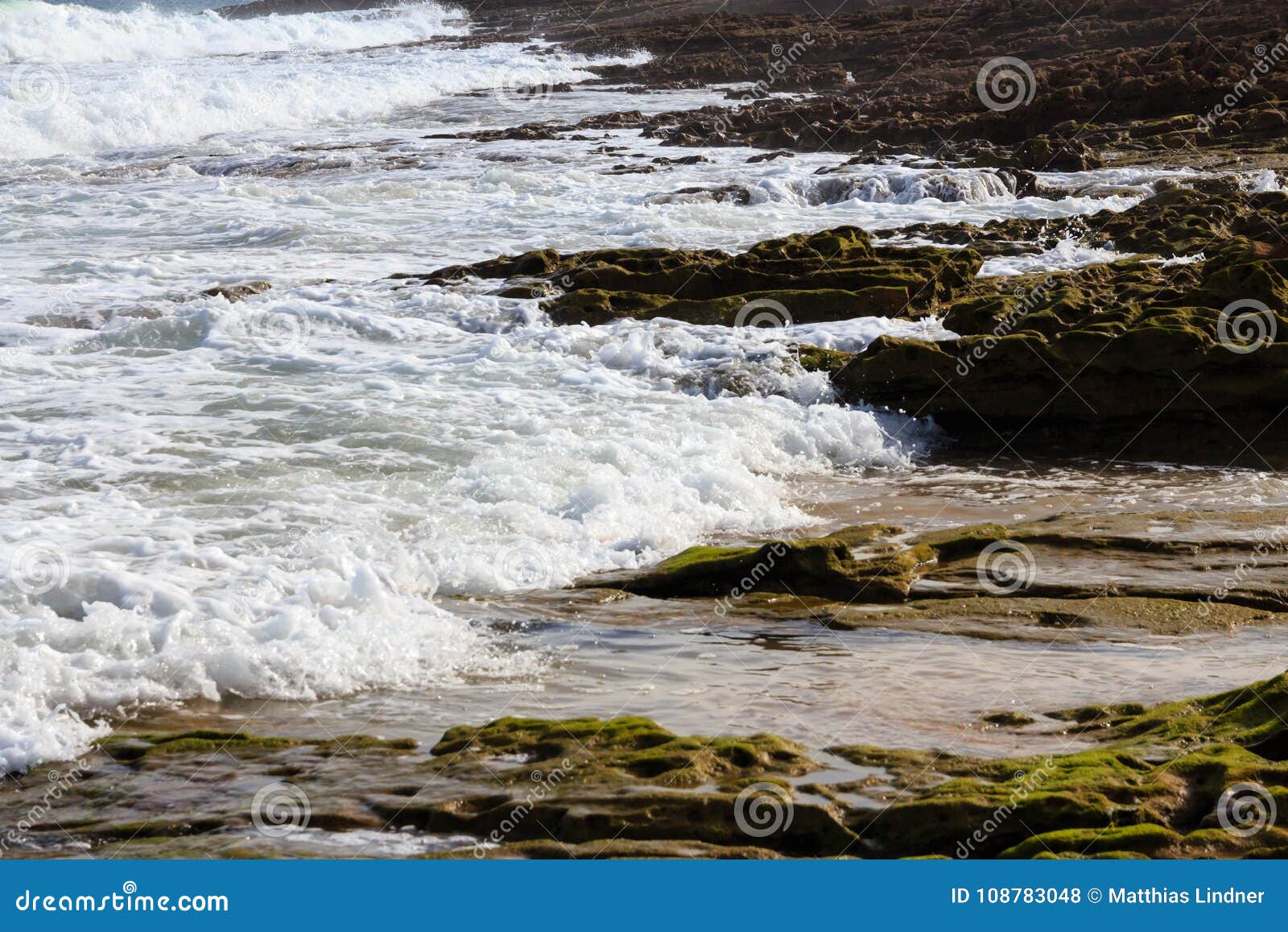 Sea Surf and Spray on the Beach Stock Photo - Image of seascape, nature ...