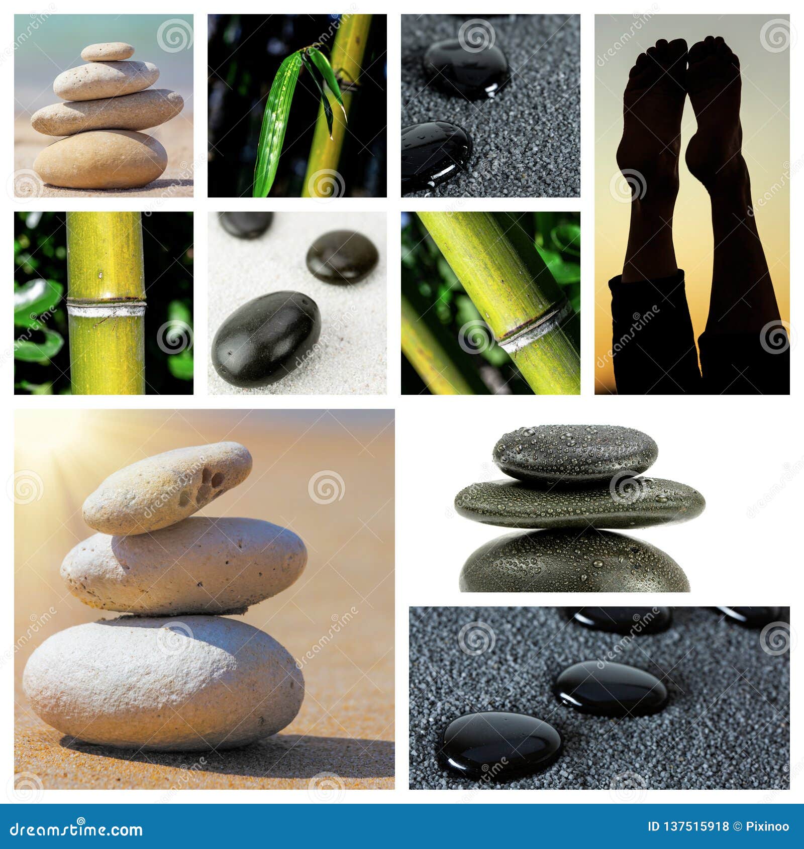 Sea Theme Photo Collage Composed of Different Images Stock Photo ...