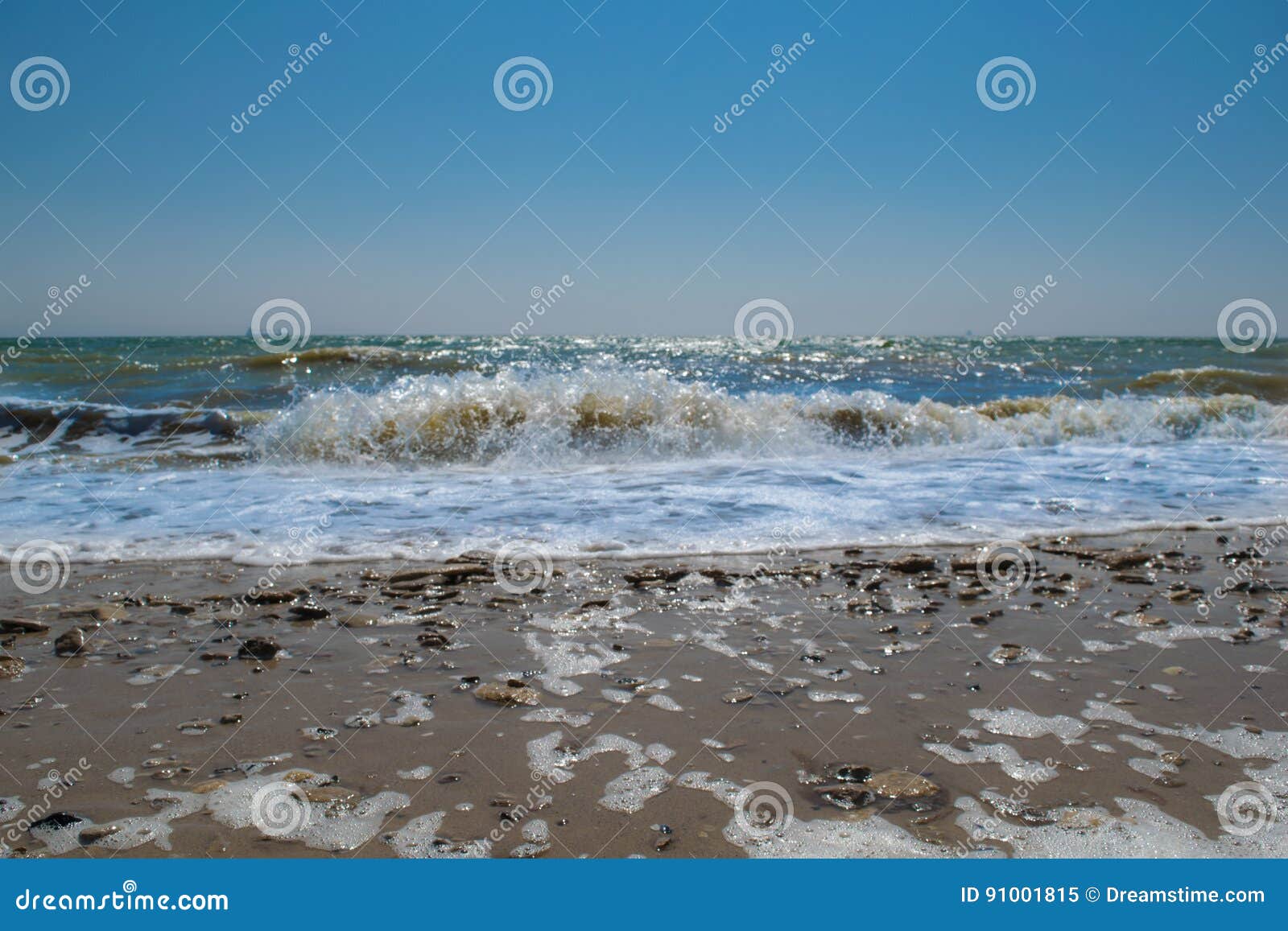 Sea tide stock image. Image of surf, water, ocean, seascape - 91001815