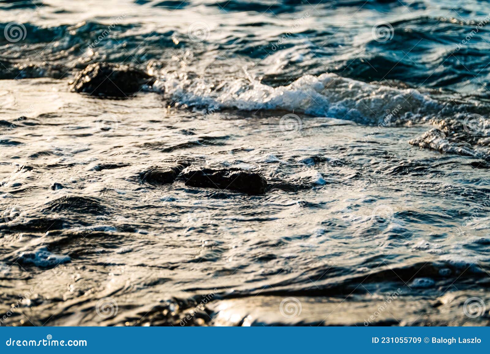 Sea Tide , Waves Hitting Rocks Stock Image - Image of frog, adriatic ...