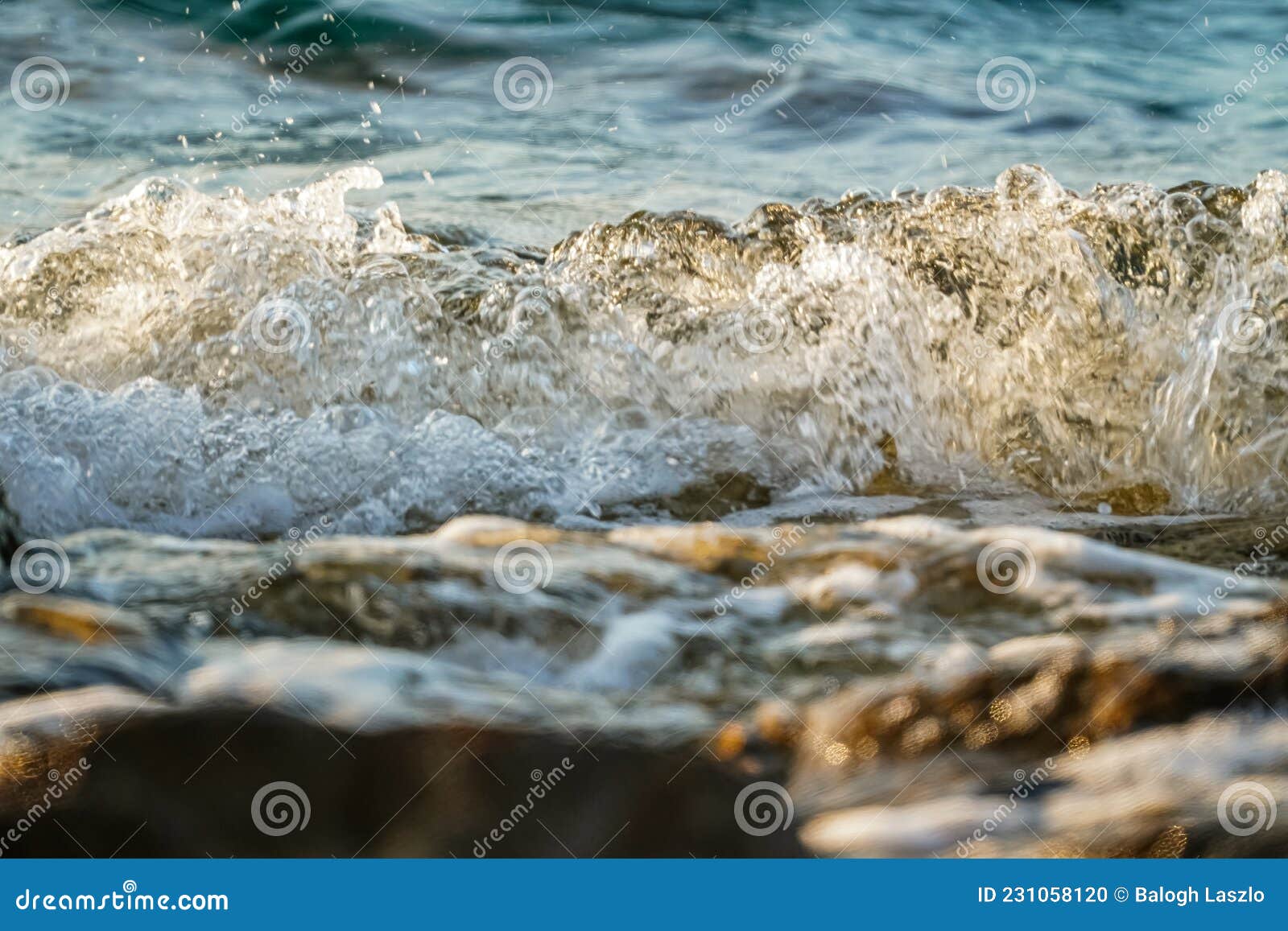 Sea Tide , Waves Hitting Rocks Stock Photo - Image of frog, coastline ...