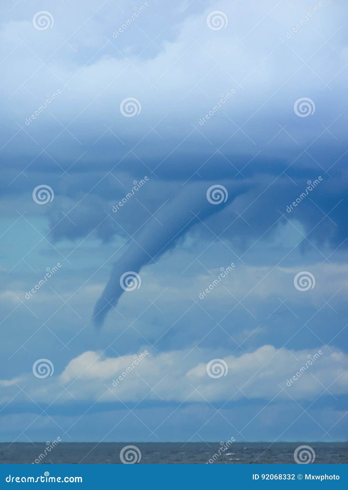 Sea Tornado Water Twister Ocean Tornado Wind Rose Blue Stock Photo ...