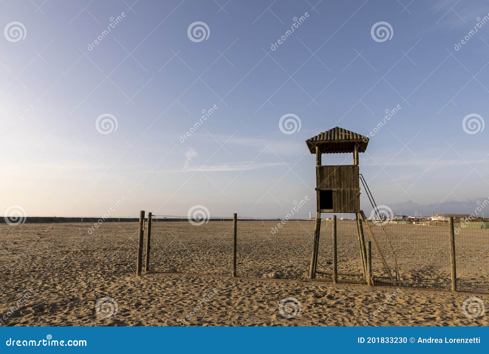 Sea tower at the beach stock photo. Image of nature - 201833230