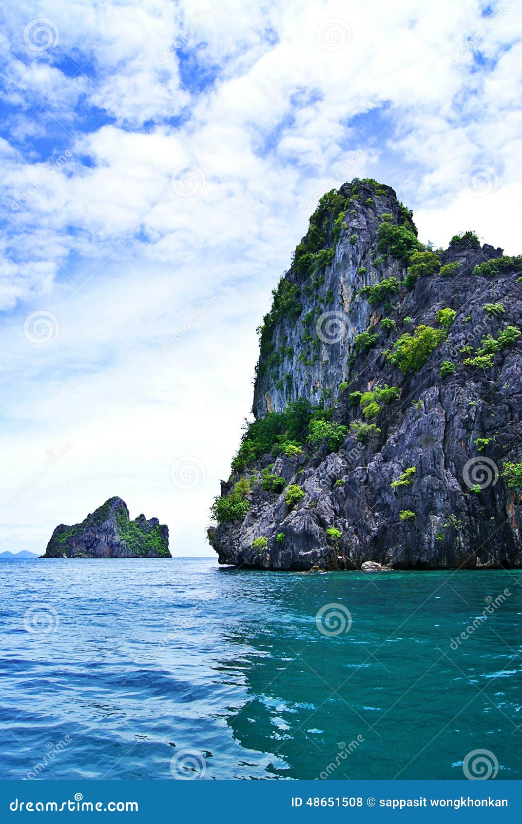 Sea in Trang stock photo. Image of phuket, rawai, sunrise - 48651508