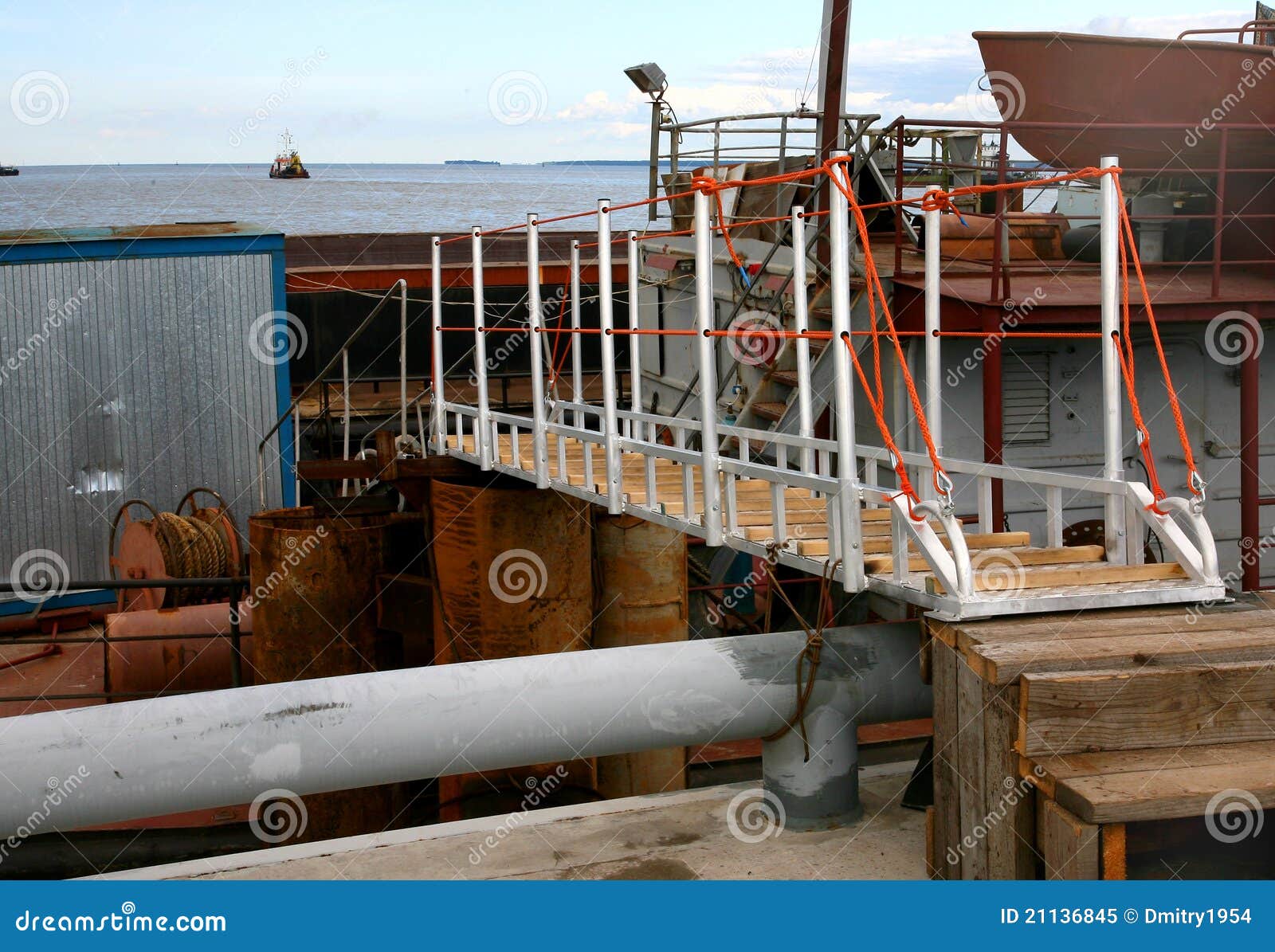 Sea Transport, Ladder, the Transition Stock Image - Image of barque ...