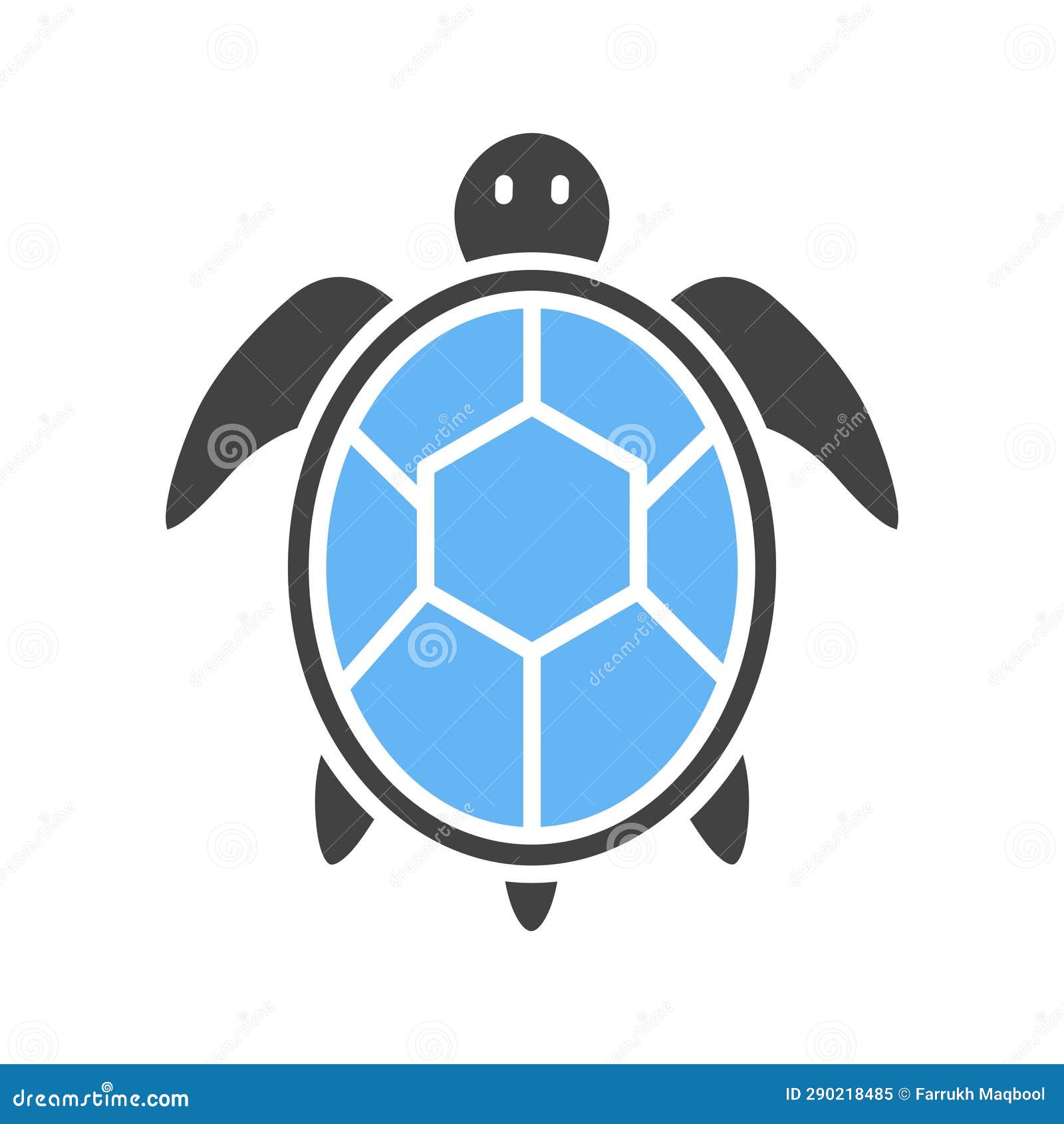 Sea Turtle Icon Image. stock illustration. Illustration of design ...