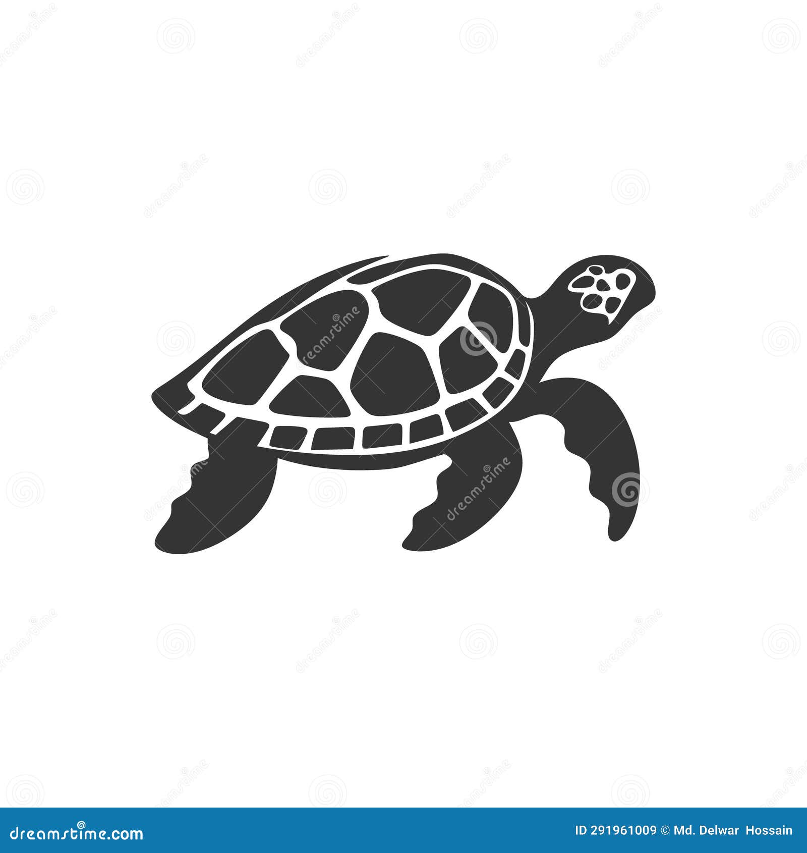 Sea turtle icon stock illustration. Illustration of text - 291961009