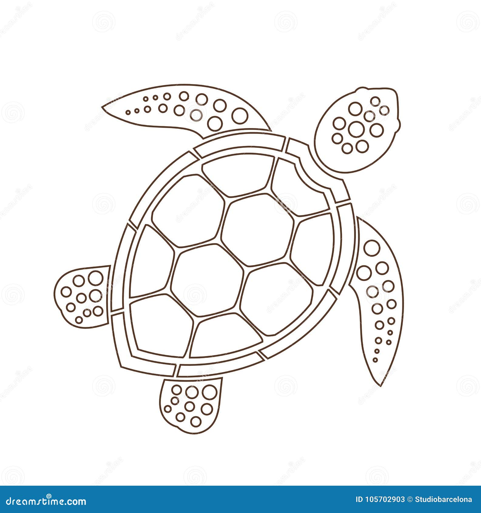 TURTLE LINE ART. Vector Sea Turtle. Continuous Line Drawing Vector ...