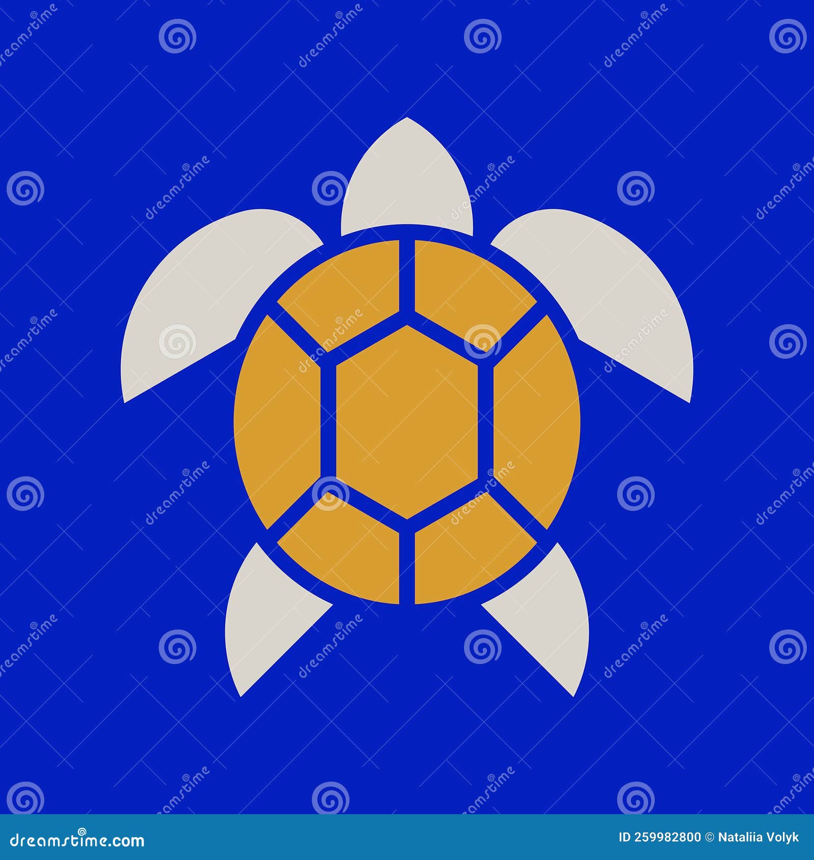 Sea Turtle Logo stock vector. Illustration of digital - 259982800