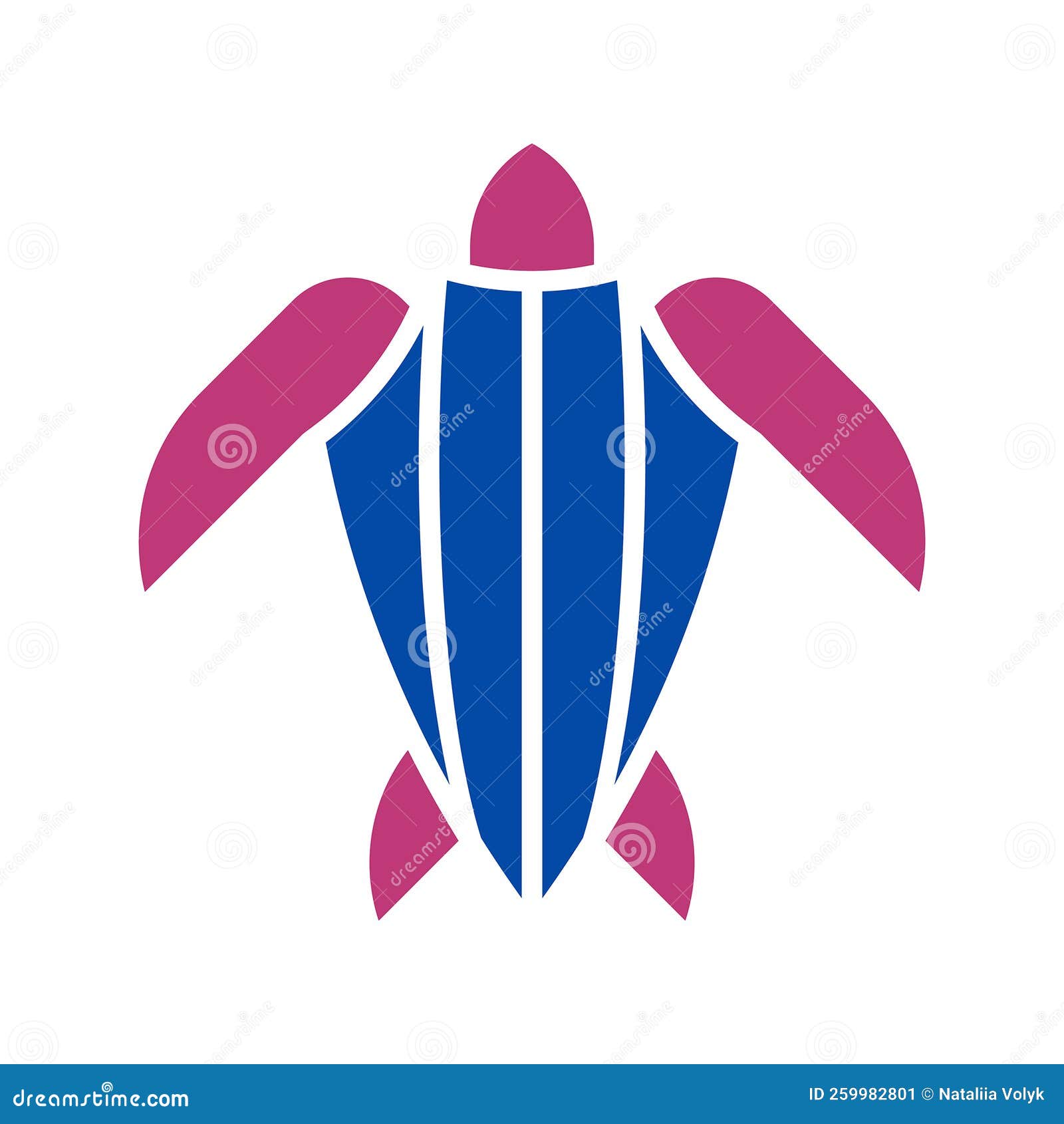 Sea Turtle Logo stock vector. Illustration of silhouette - 259982801