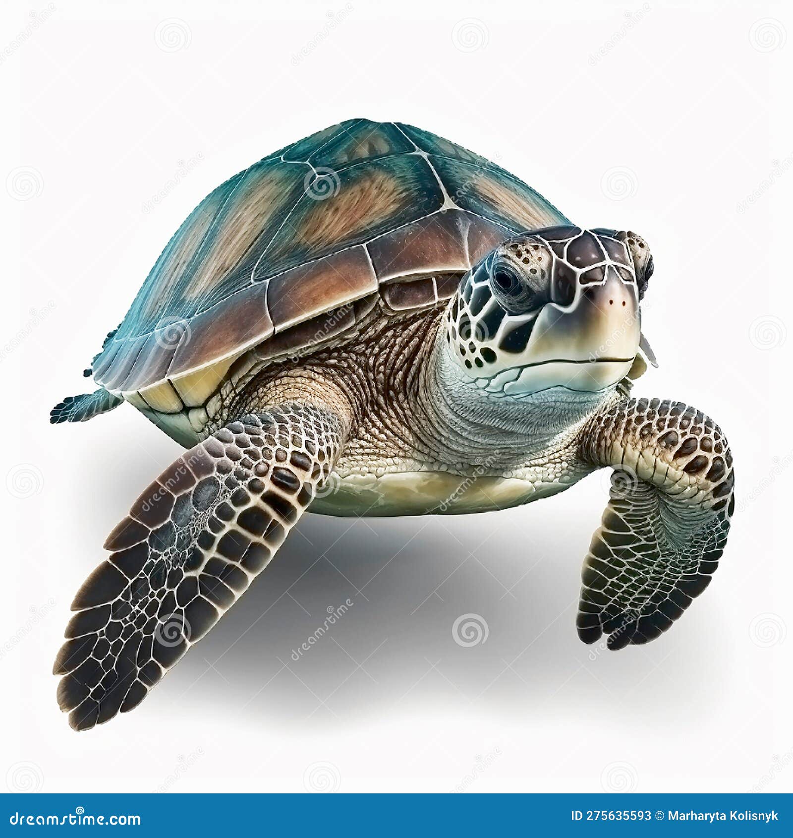 Turtle Realistic Vector Flat Style Black Silhouette | CartoonDealer.com ...