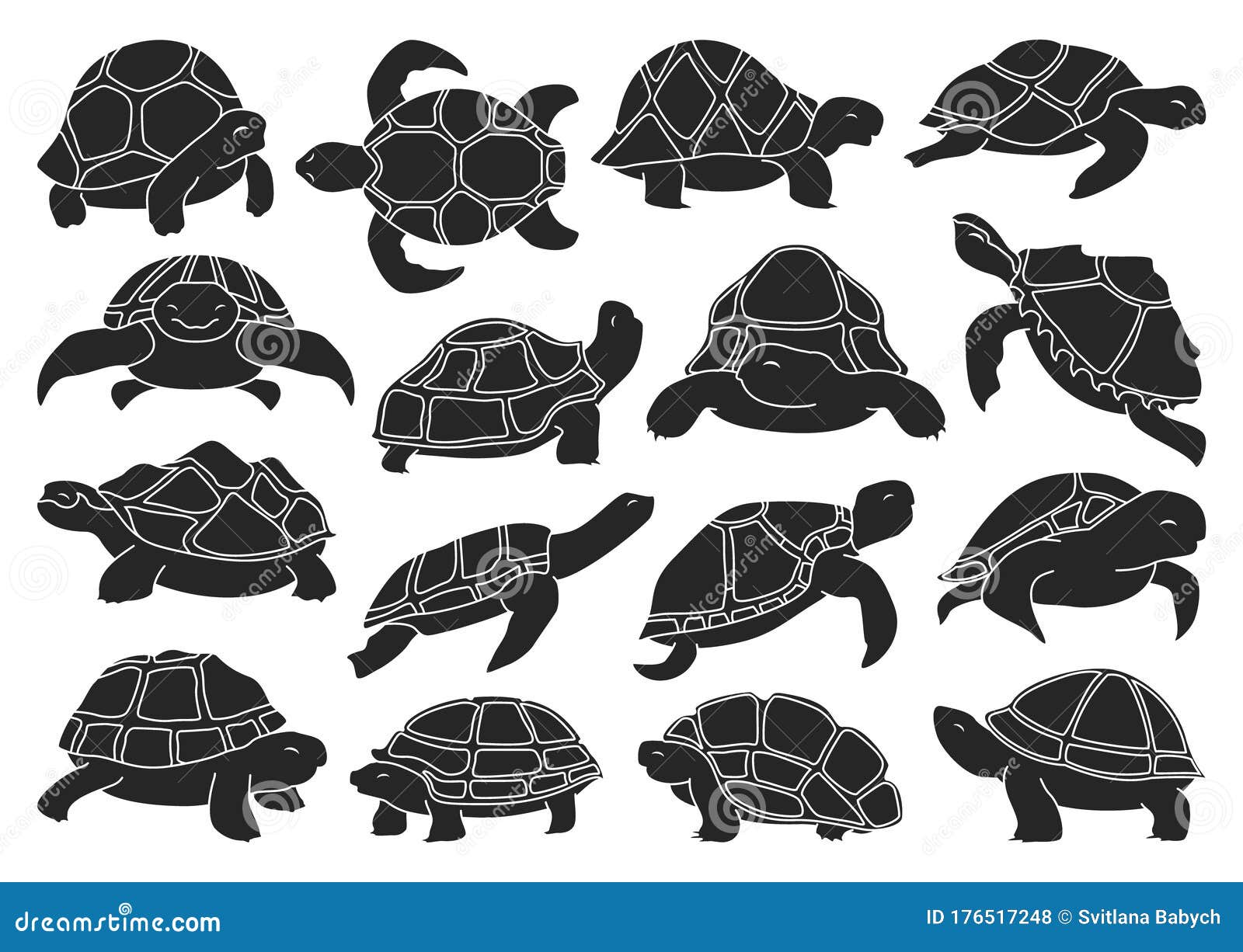 Sea Turtle Vector Illustration on White Background .Tortoise of Animal ... Sea Turtle Vector Illustration on White Background .Tortoise of Animal ...