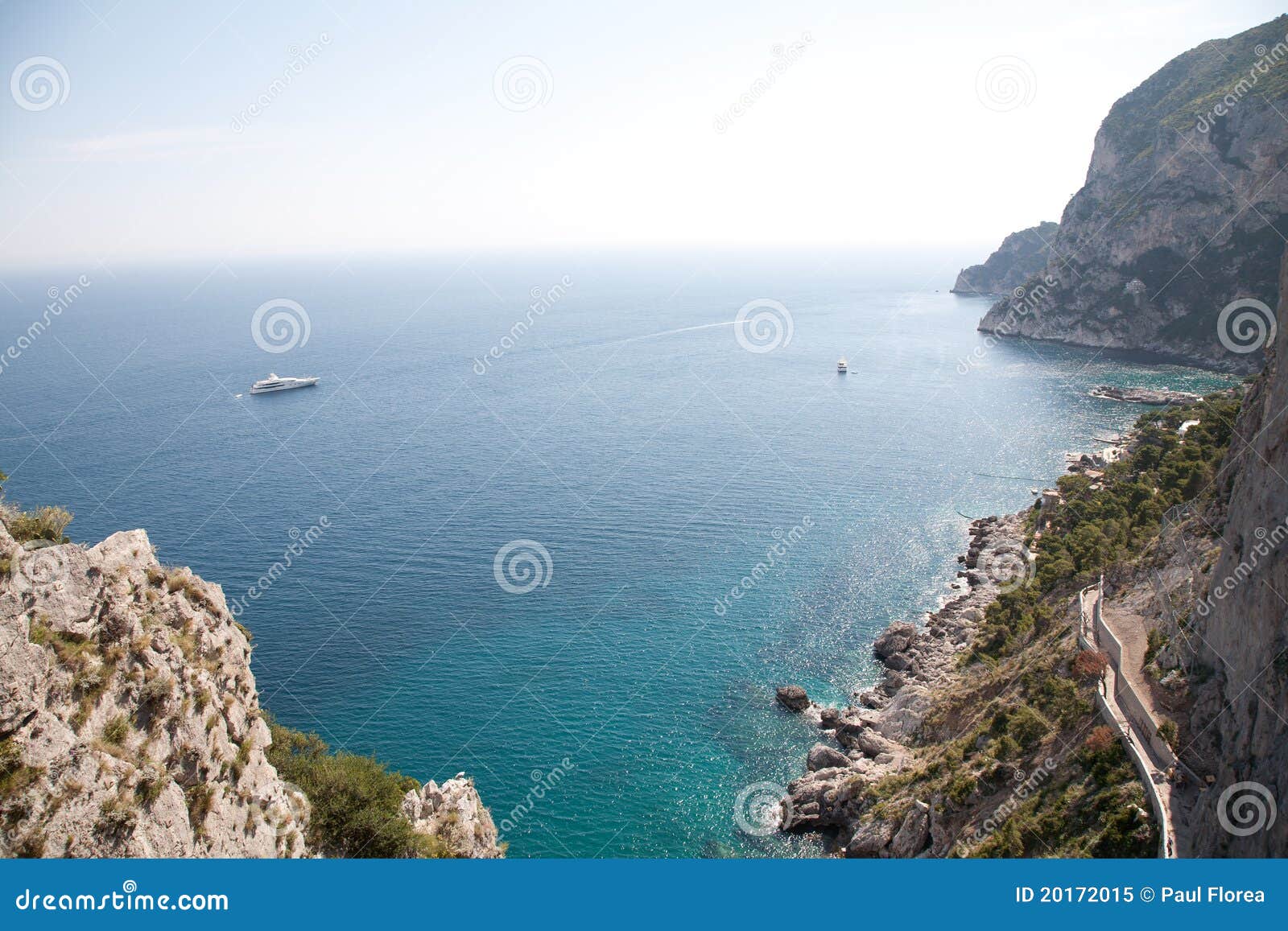 Sea view stock image. Image of recreation, path, panorama - 20172015