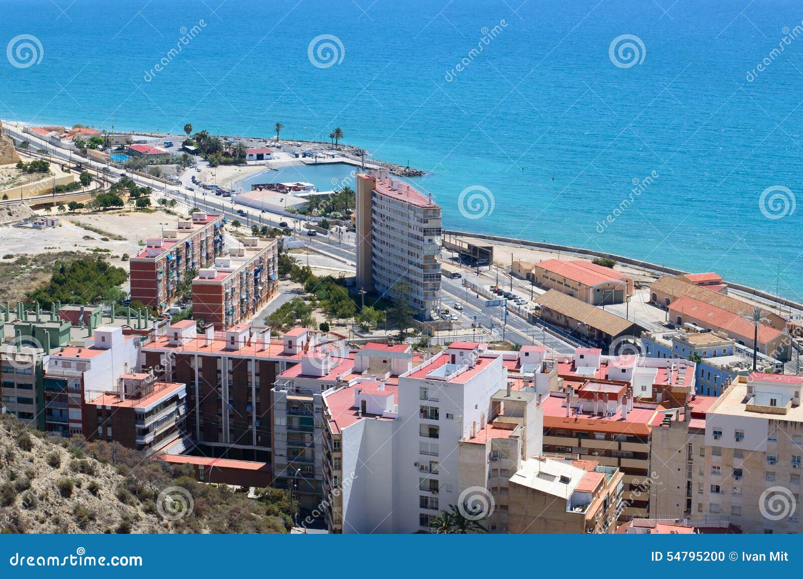 Sea View from Alicante, Spain Stock Photo - Image of spain, alicante ...