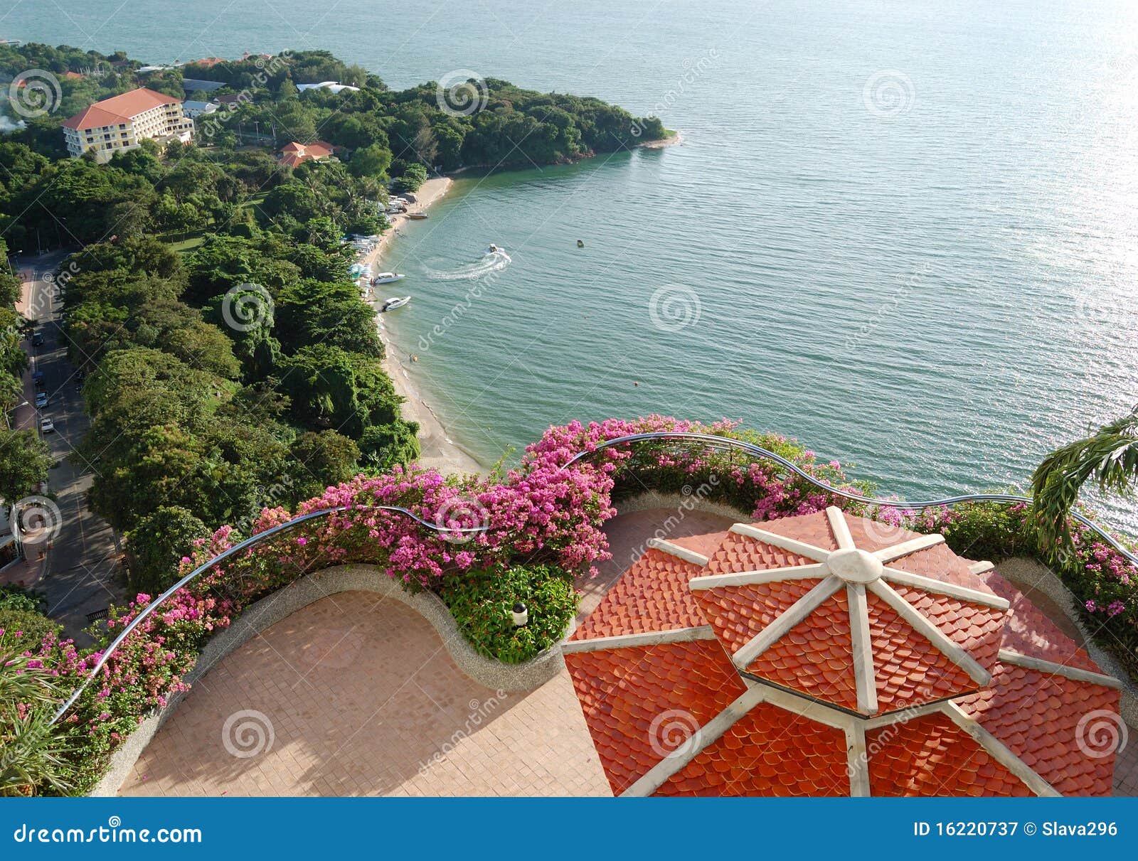 Sea View Area of Luxury Hotel Stock Image - Image of beach, outdoor ...