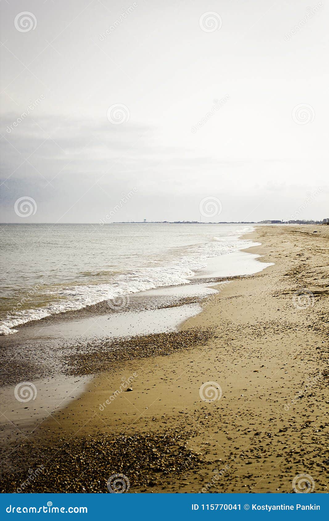 Sea view from the beach stock image. Image of beauty - 115770041