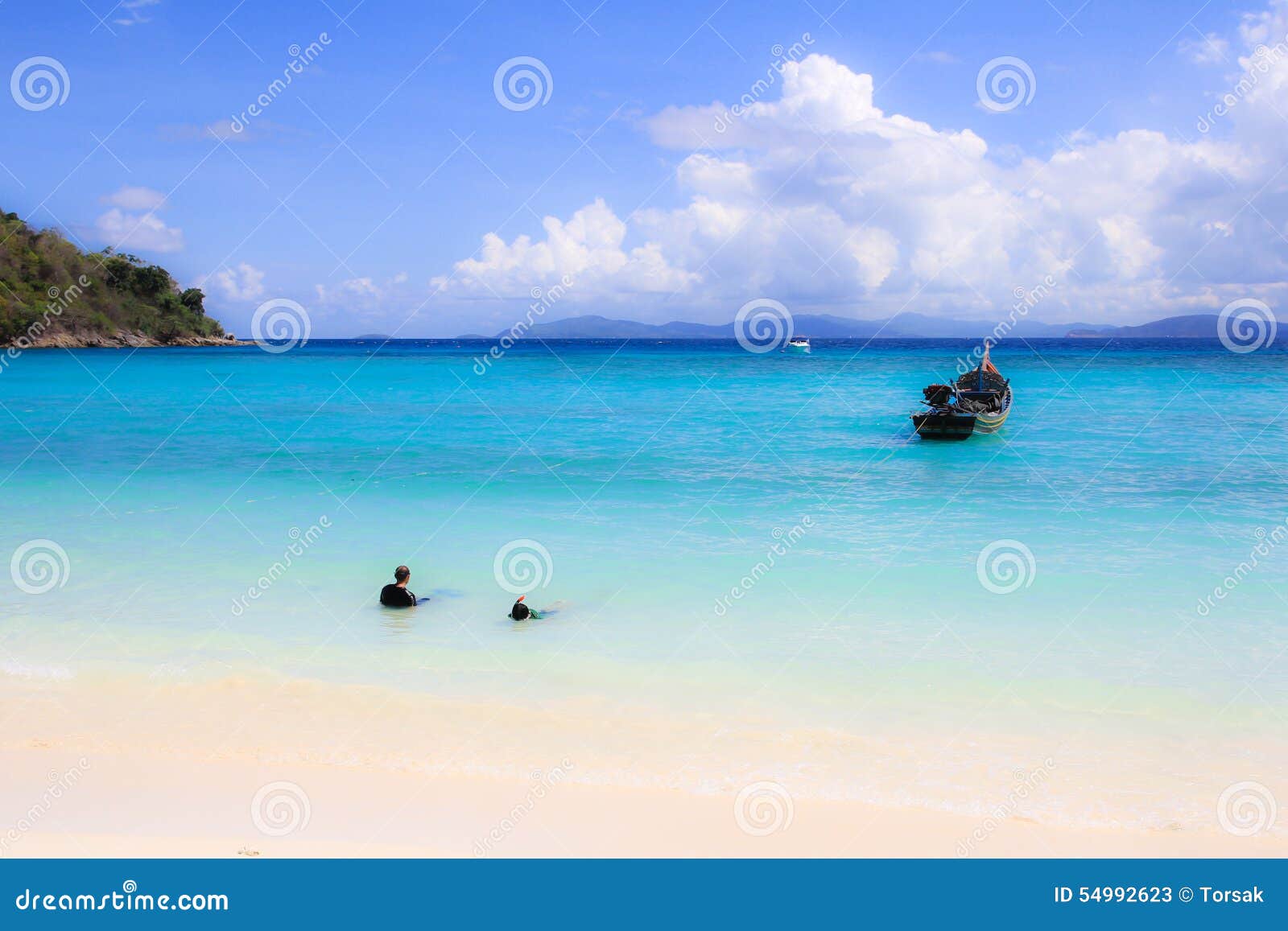 Sea view beautiful island stock image. Image of asia - 54992623