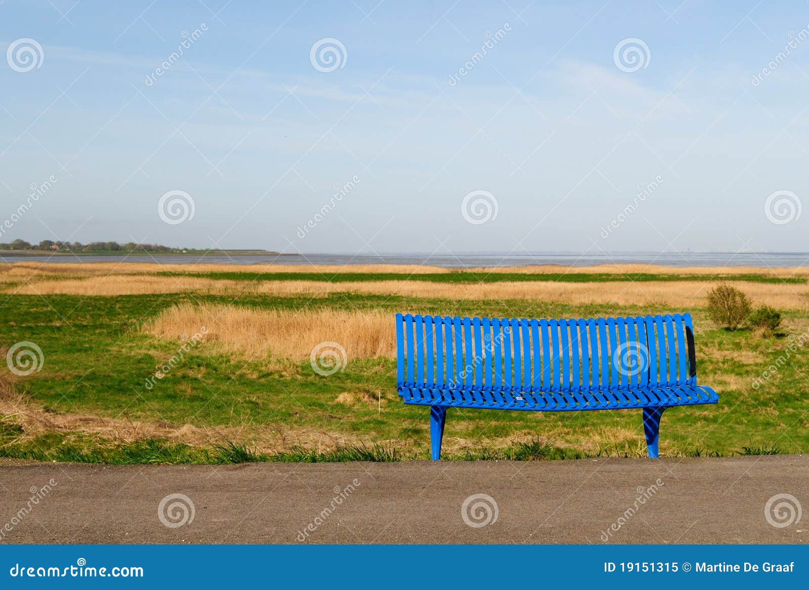 Sea view bench stock image. Image of beautiful, dutch - 19151315