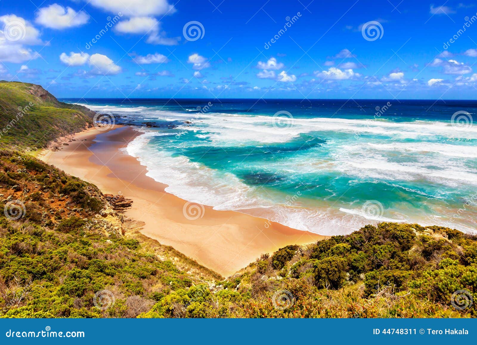 Sea View from Great Ocean Road in Australia Stock Image - Image of ...