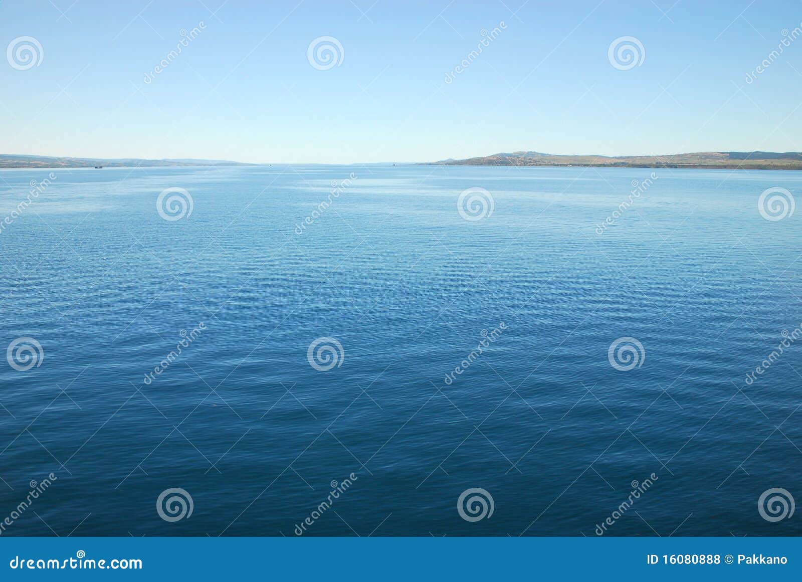 Sea view with landside stock photo. Image of peace, summer - 16080888