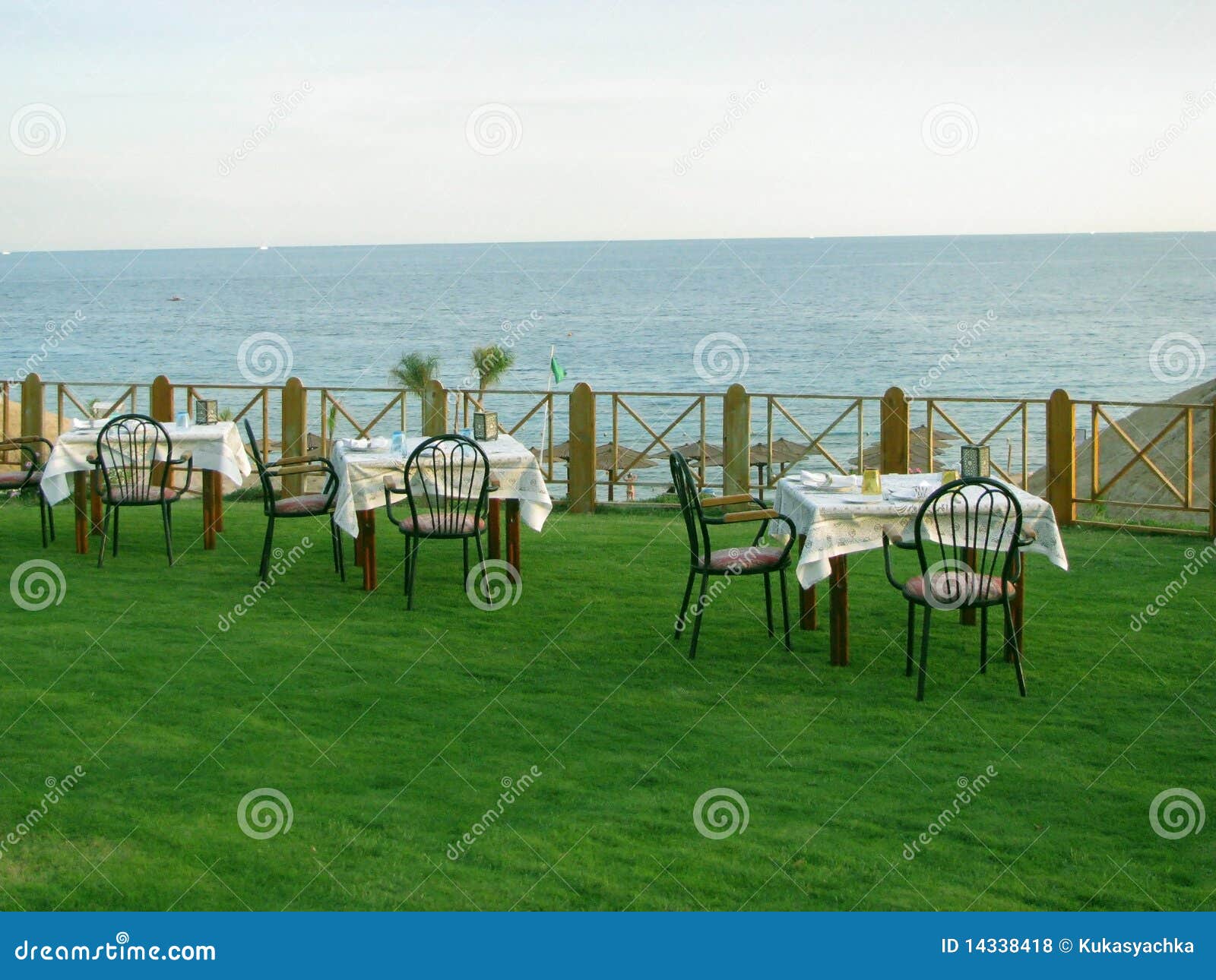 Sea view restaurant stock photo. Image of travel, nature - 14338418