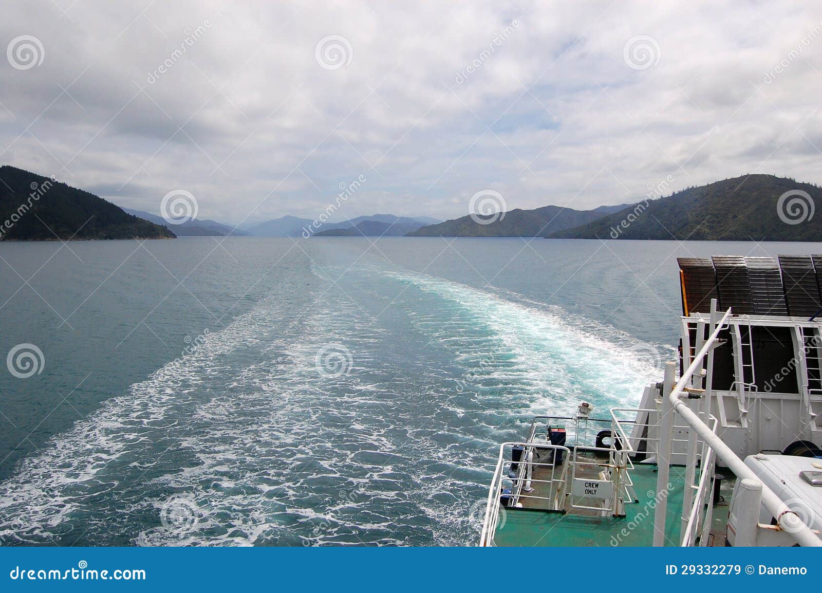 Sea view from ship stock image. Image of place, landscape - 29332279