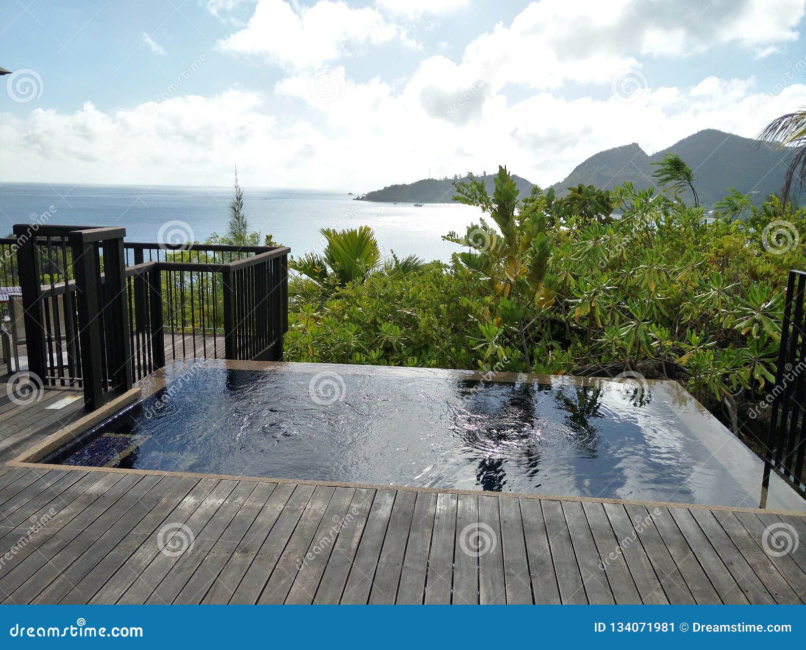 Sea view stock image. Image of travel, view, pool, swimming - 134071981