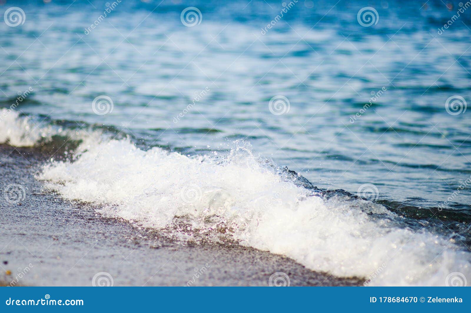 Sea View from Tropical Beach. Tranquil Sea Harmony of Calm Water ...