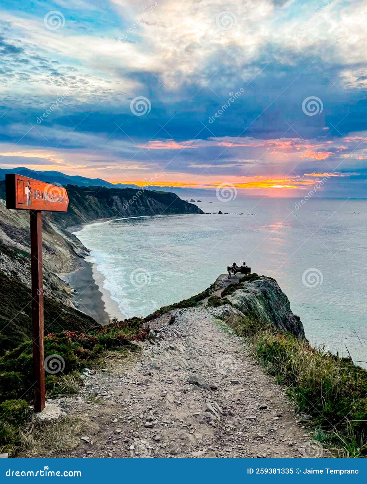 Sea views from the lookout stock image. Image of atlantic - 259381335