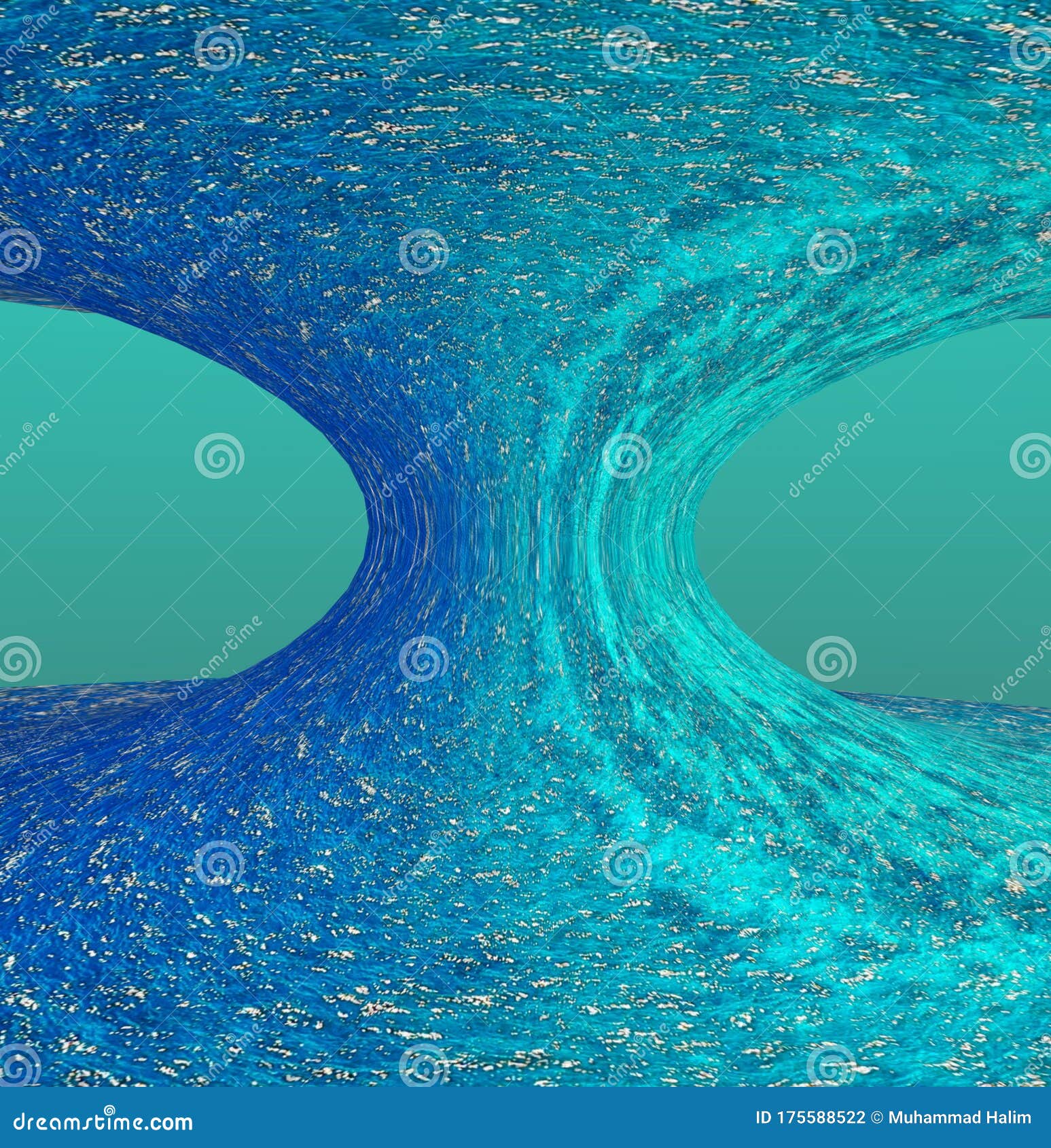 SEA VORTEX TUNNEL stock illustration. Illustration of shore - 175588522