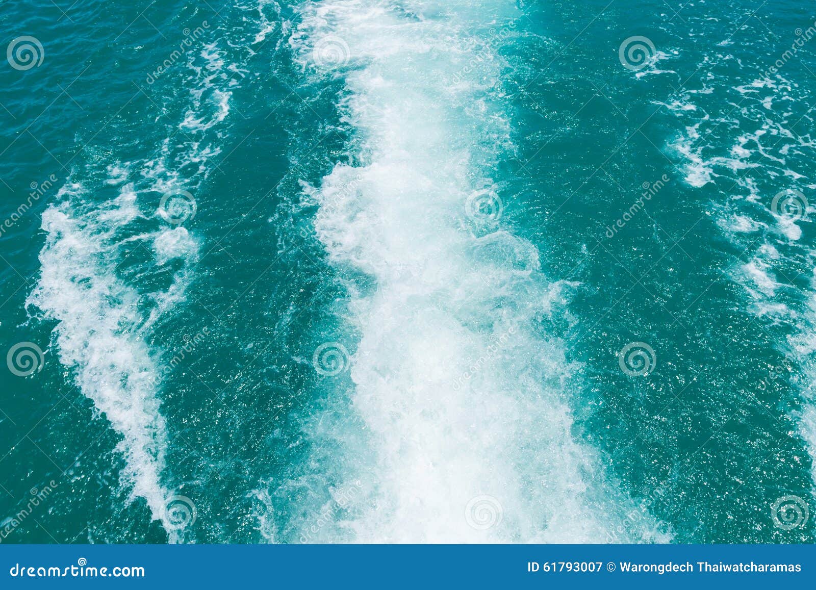 Sea wake behind large ship stock image. Image of landscape - 61793007