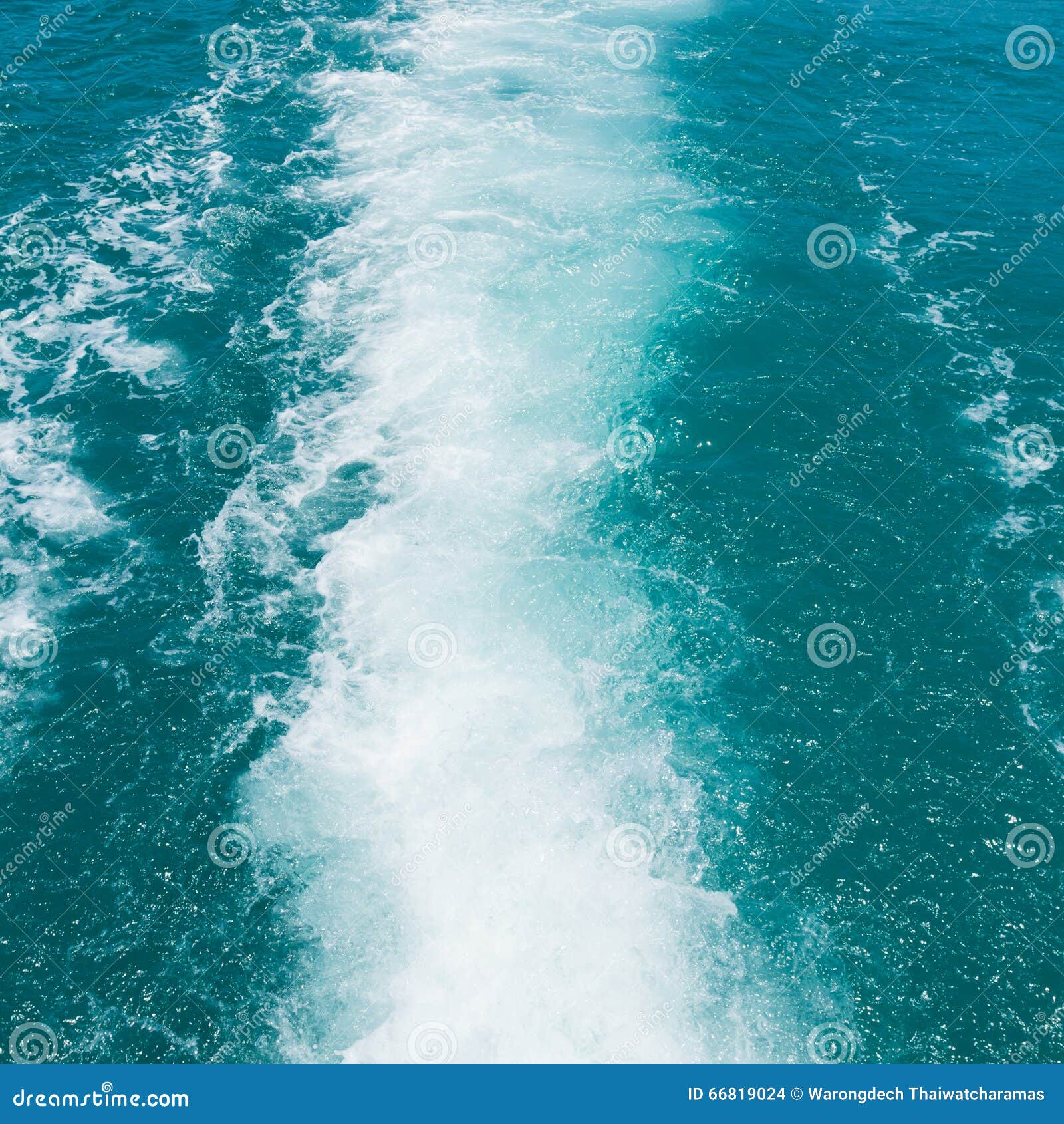 Sea wake behind large ship stock photo. Image of astern - 66819024