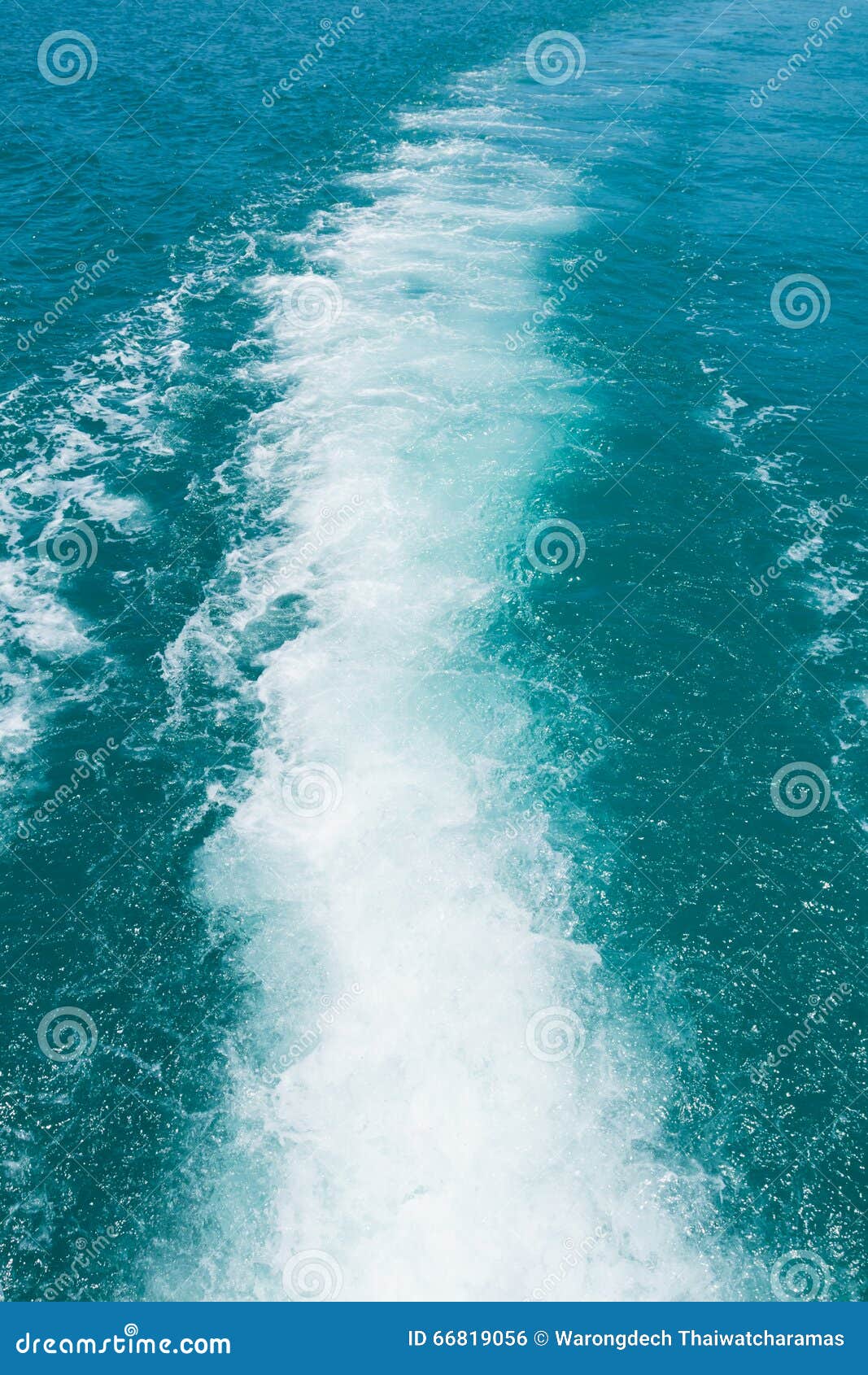 Sea wake behind large ship stock photo. Image of float - 66819056