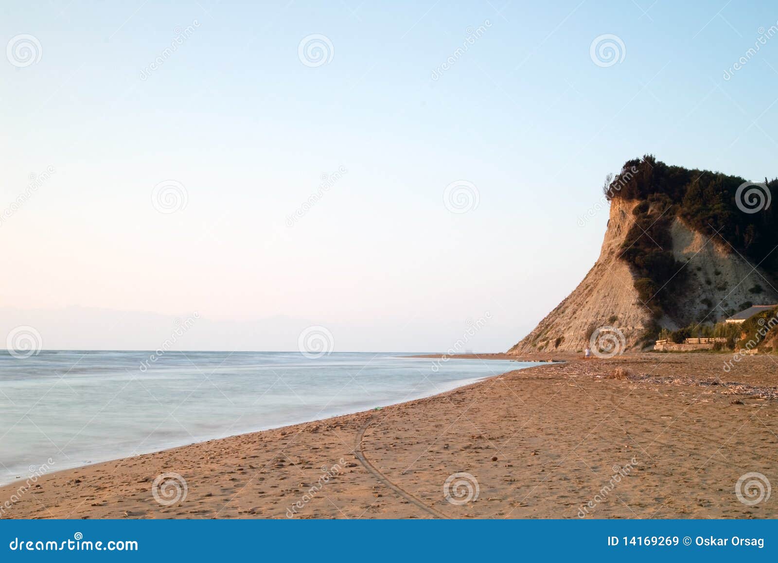 Sea Was Photographed with Long Exposure Stock Image - Image of blue ...