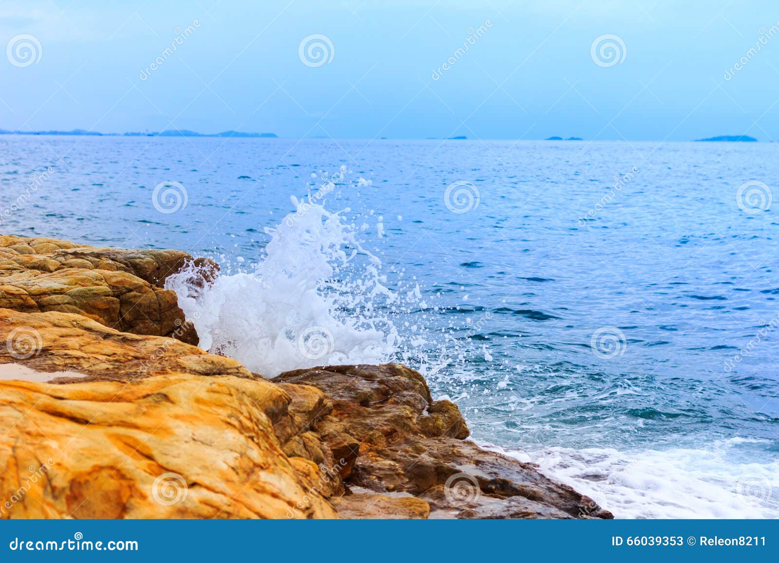 Sea Water Against the Rocks and Cliffs. Stock Image - Image of frozen ...