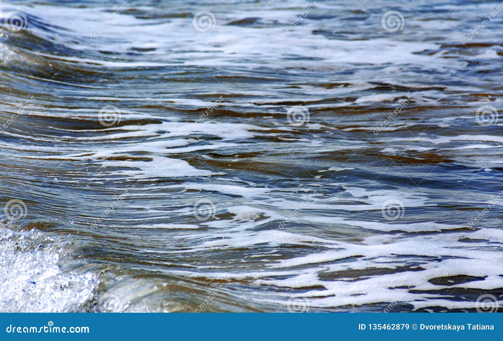 Sea Water with Marble Pattern As Abstract Background Stock Image ...