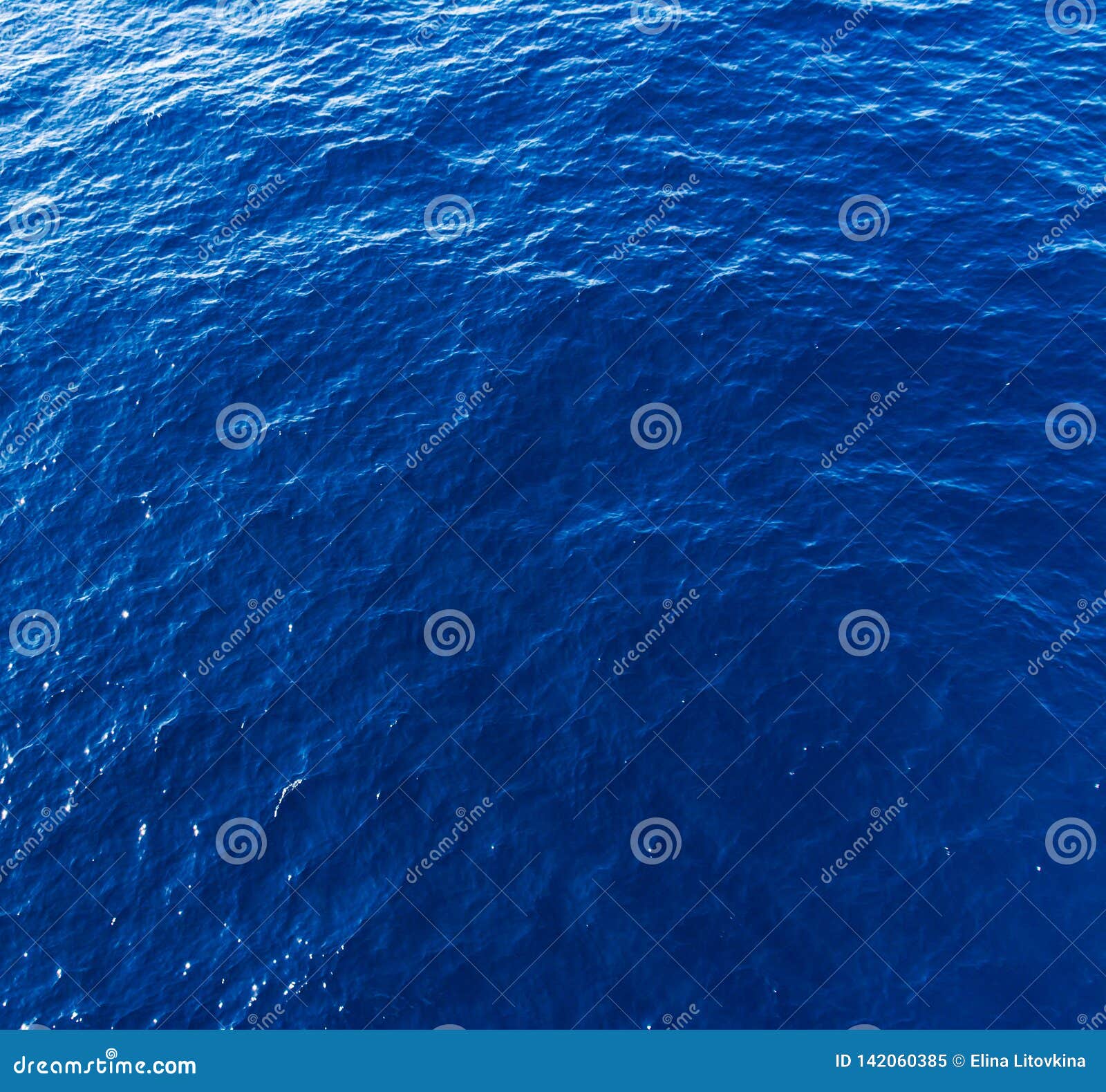 Sea Water Background in Blue Color Stock Image - Image of abstract ...