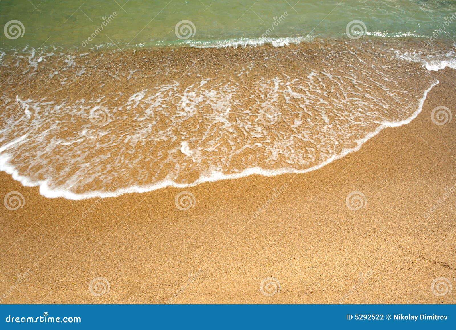 Sea Water on the Beach Sand Stock Photo - Image of splash, holiday: 5292522