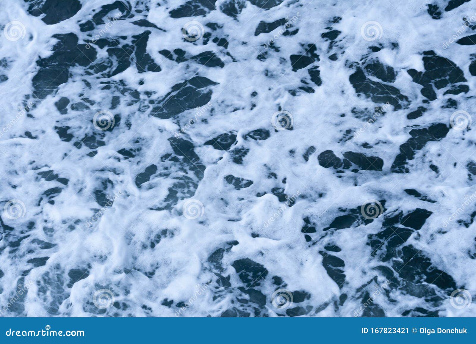 Sea Water with Foam Abstract Background Stock Image - Image of ...
