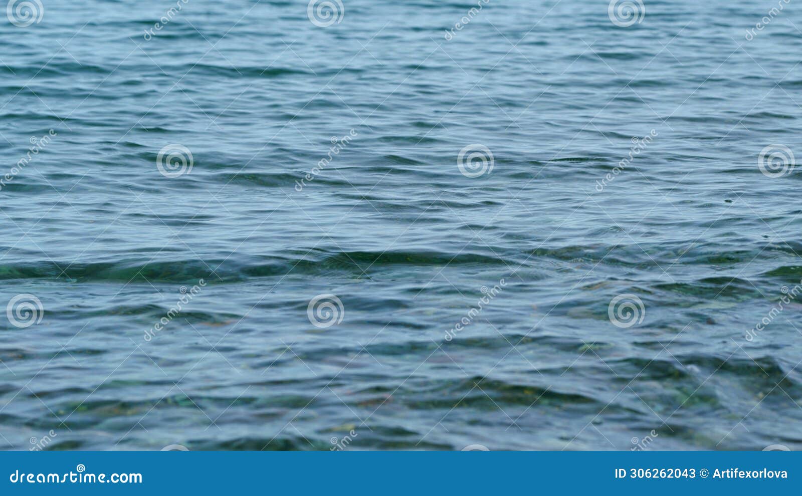 Sea Water Movements. Wave Pattern Standing on Blue Water. Amazing Water ...