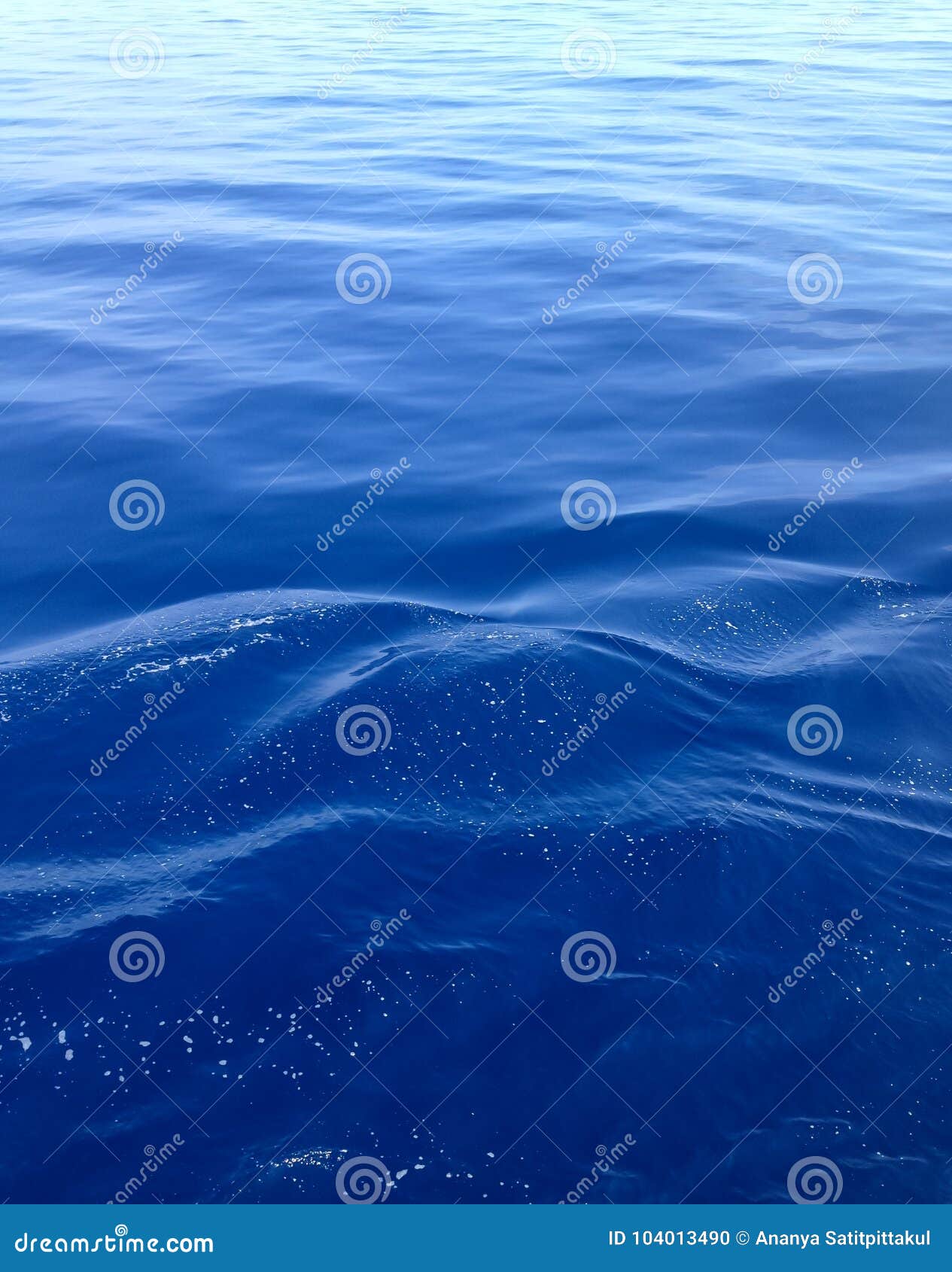 Sea Water Pattern Abstract Background Deep Blue Water in Andaman Sea ...