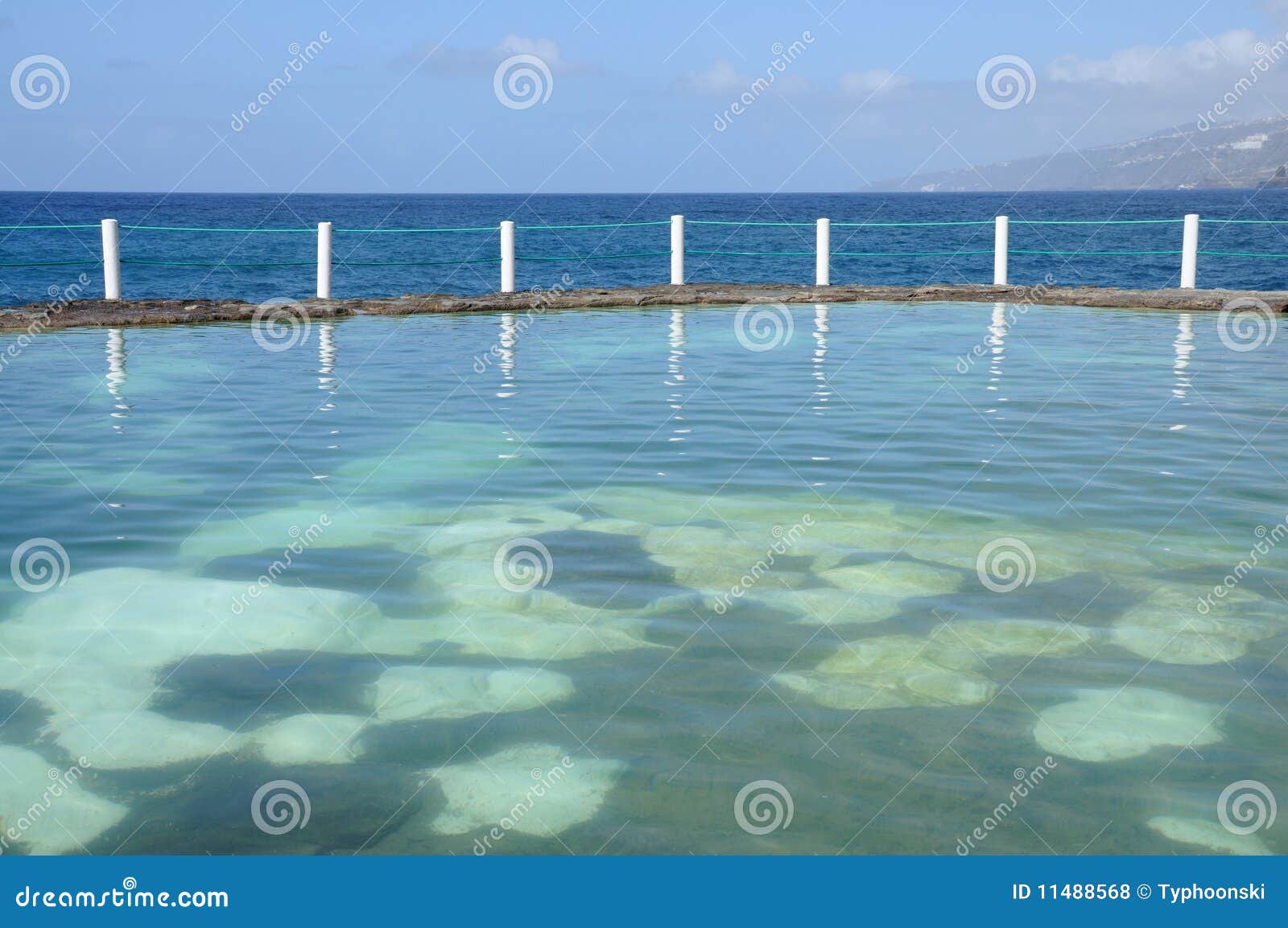 Sea-water Pool, Tenerife Spain Stock Photo - Image of canary, islands ...