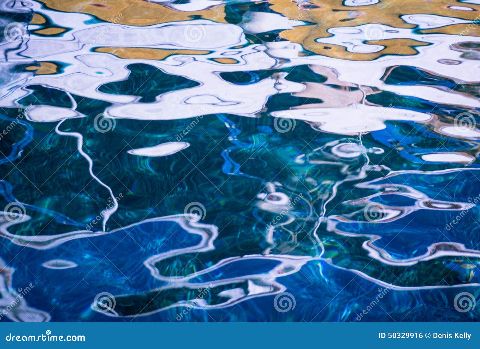 Sea Water Reflection Color Patterns Stock Photo - Image of colour ...