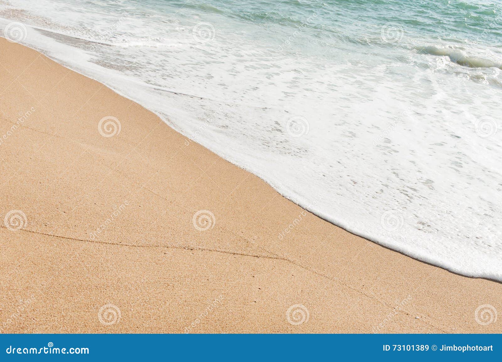 Sea water with sand beach stock image. Image of splash - 73101389